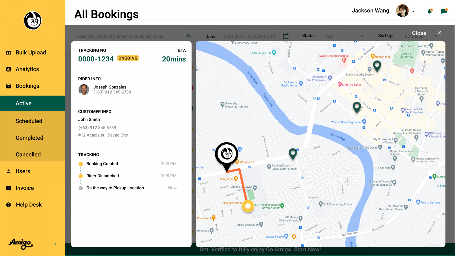 GoAmigo | Ingenuity Software Project